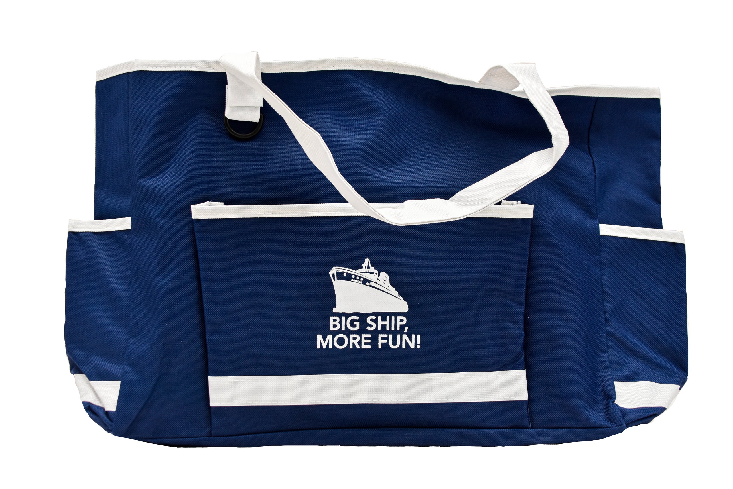 BADGER Navy Tote Bag | Lake Michigan Carferry Inc